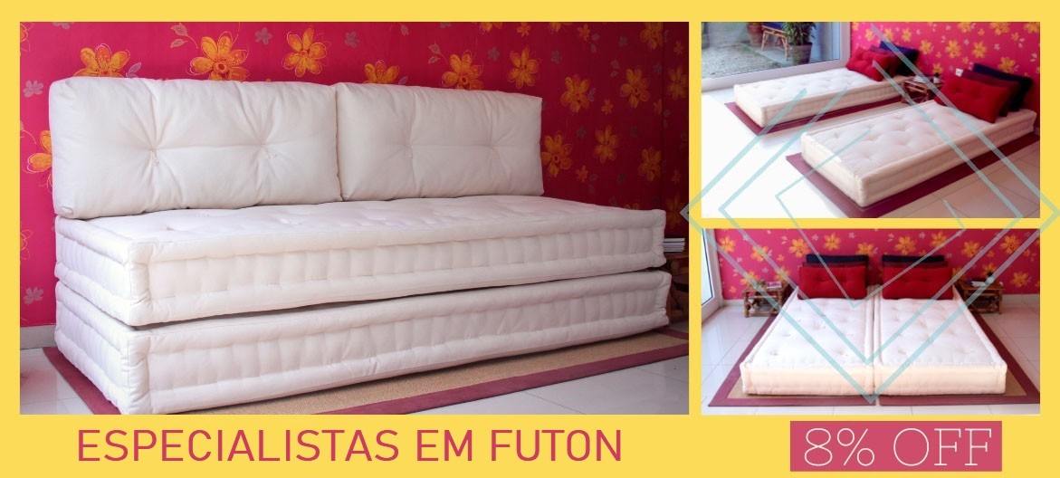 Fabricante do melhor Futon e Sofá Cama Futon é Kotton Futons